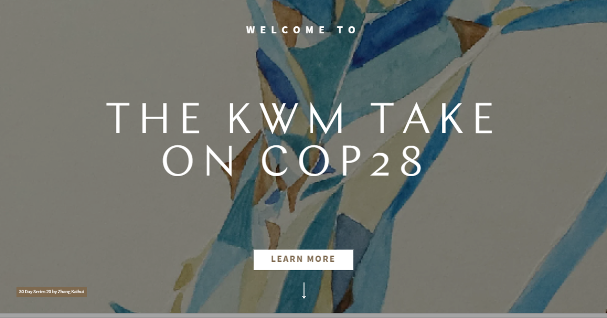 KWM Take on COP28 What to know